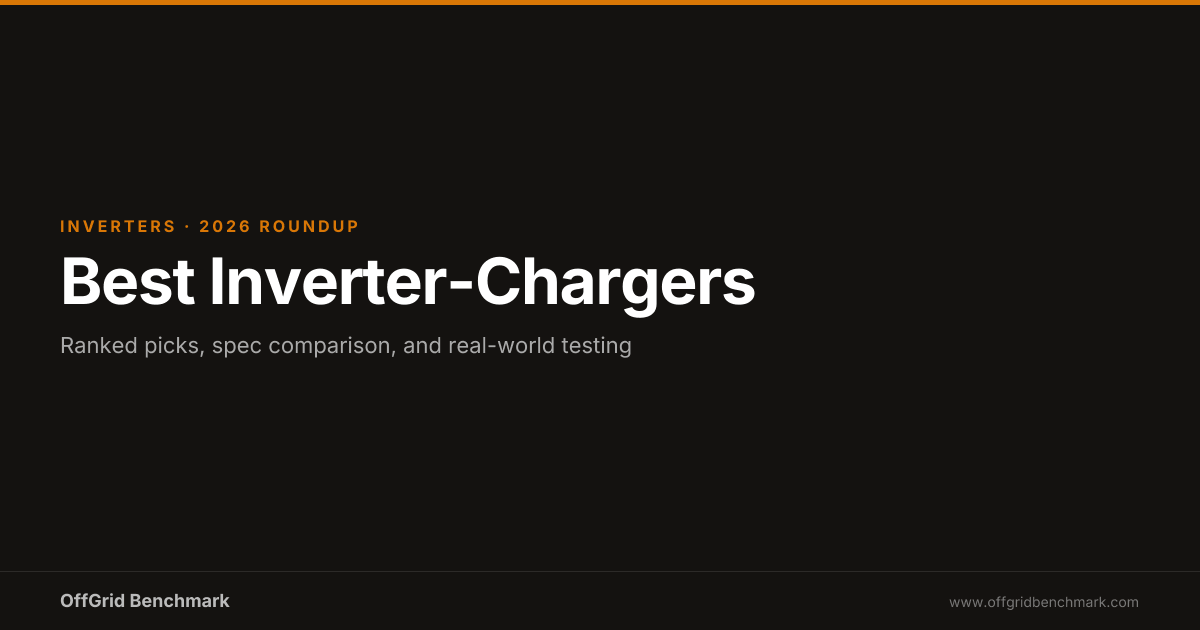 Best Inverter-Chargers 2026: All-in-One Power for Off-Grid Cabins & RVs